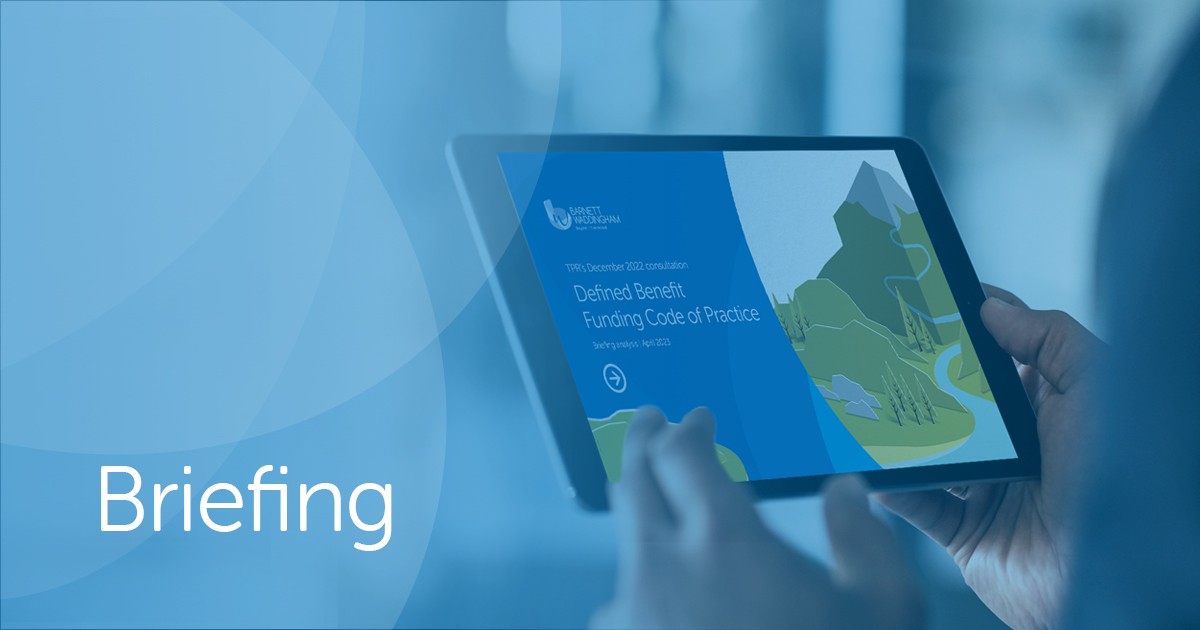 Defined Benefit Funding Code of Practice | Barnett Waddingham