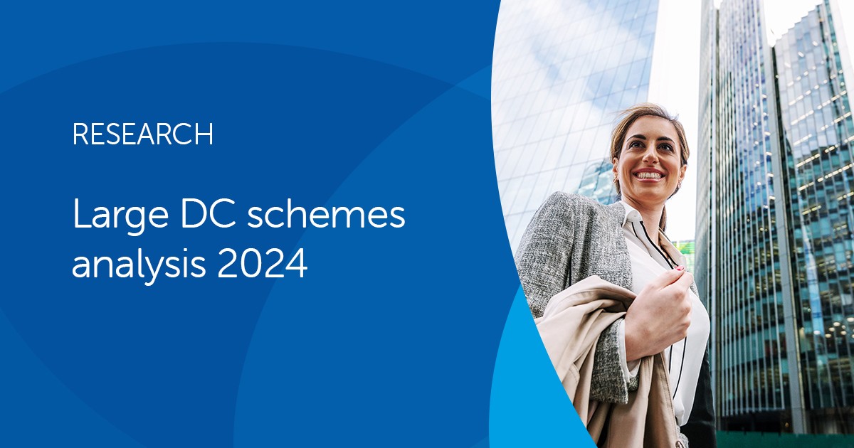 Large DC schemes analysis 2024 - Research | Barnett Waddingham