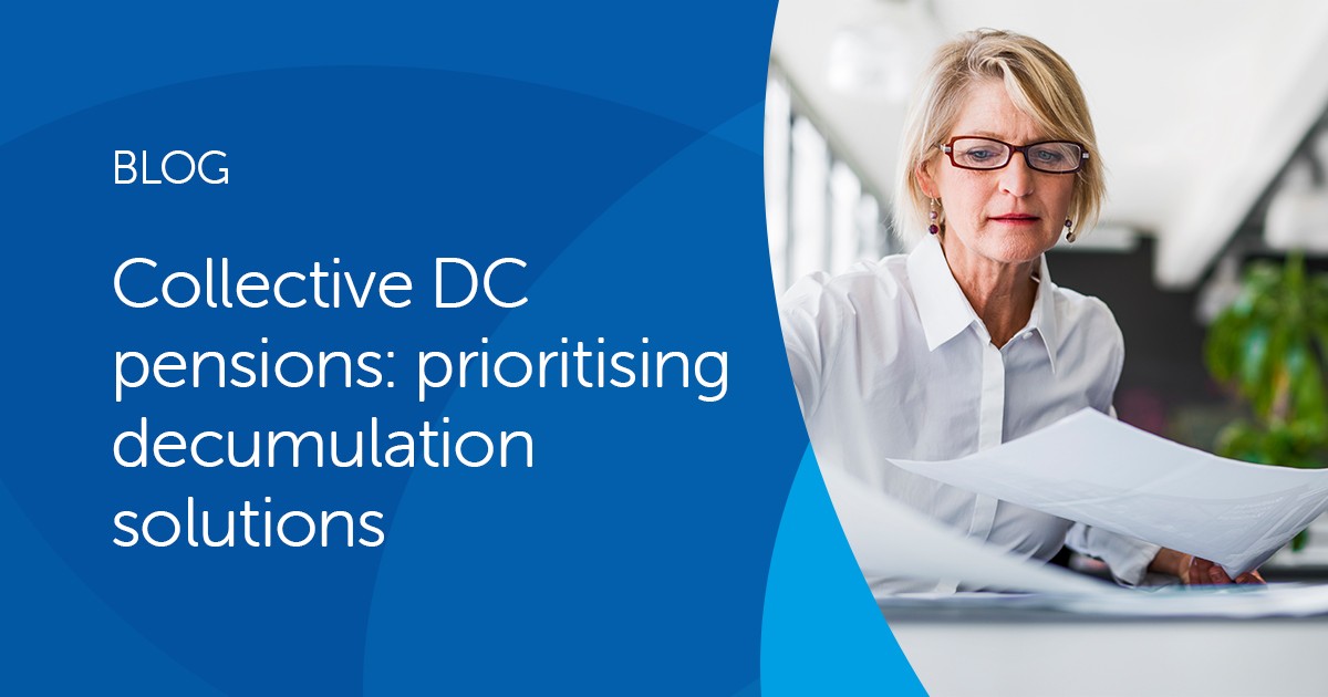 Collective DC pensions: prioritising decumulation solutions - Blog ...